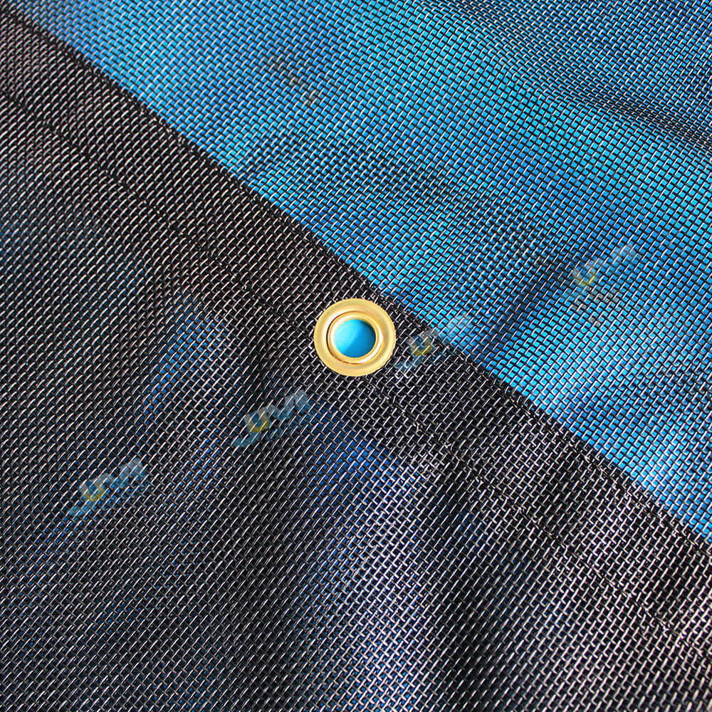 Industrial Construction Protection Pvc Coated Mesh Fabric Tarp - jumtarps